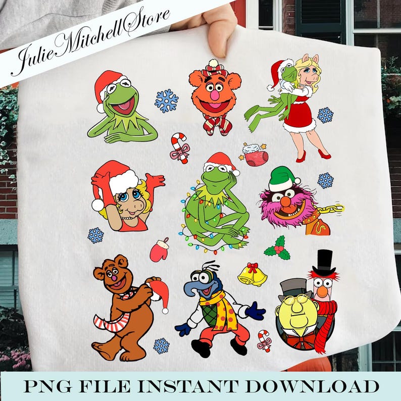 Christmas the Muppet Christmas Carol Png, Funny Retro Christmas Gift ...