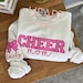 Personalized Embroidered Cheer Mom Sweatshirt Custom Team Crewneck ...
