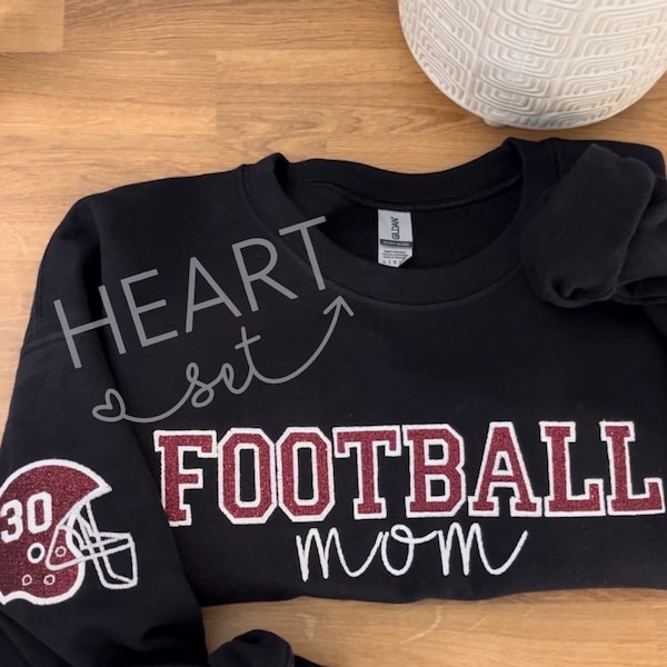 Embroidered Football - Etsy