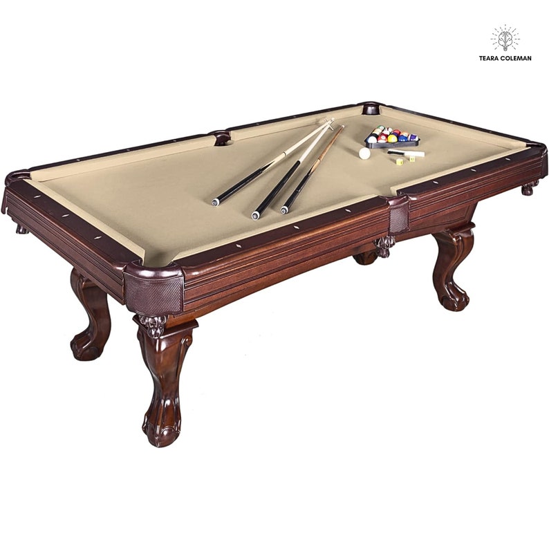 8-ft Pool Table Pool Table for Family Game Rooms - Etsy