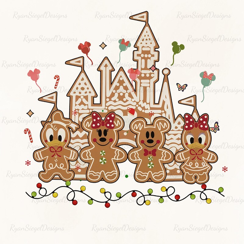 Mickey Gingerbread Svg - Etsy