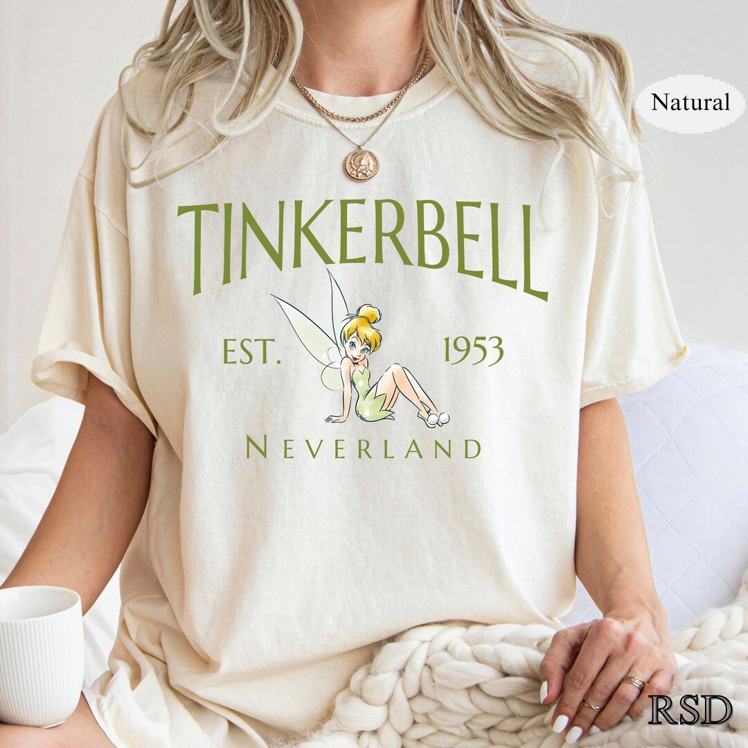 Comfort Colors Tinkerbell Princess Minnie Head Shirt, Watercolor Princess Sweatshirt, Tinkerbell ...