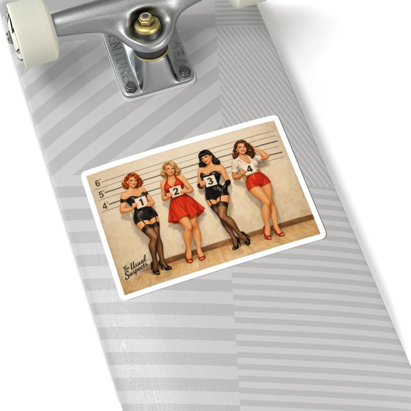 Vintage Pin up Decals - Etsy