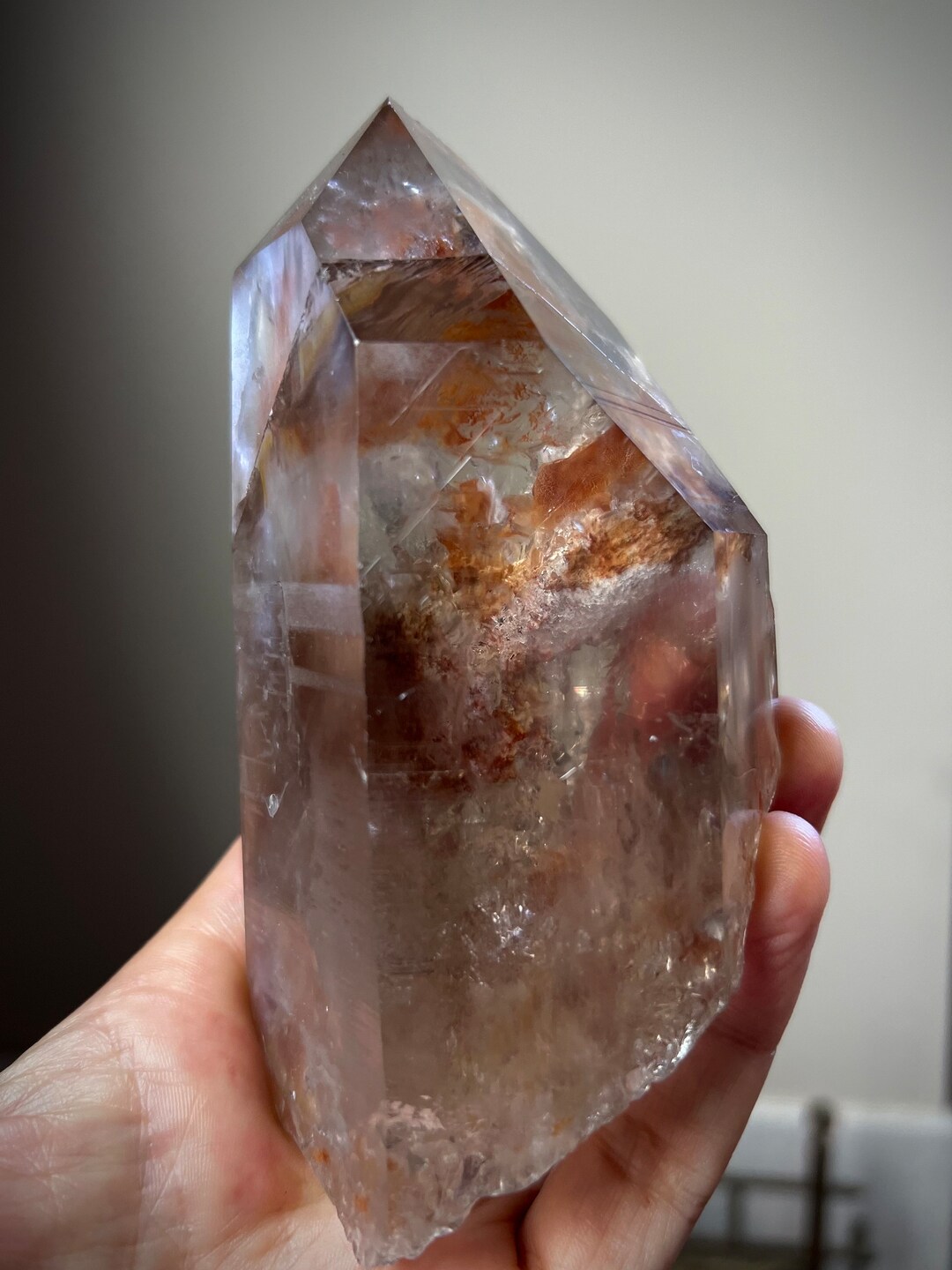 Starbrary Quartz Crystal Iron Quartz Natural Smoky Quartz Inclusion ...