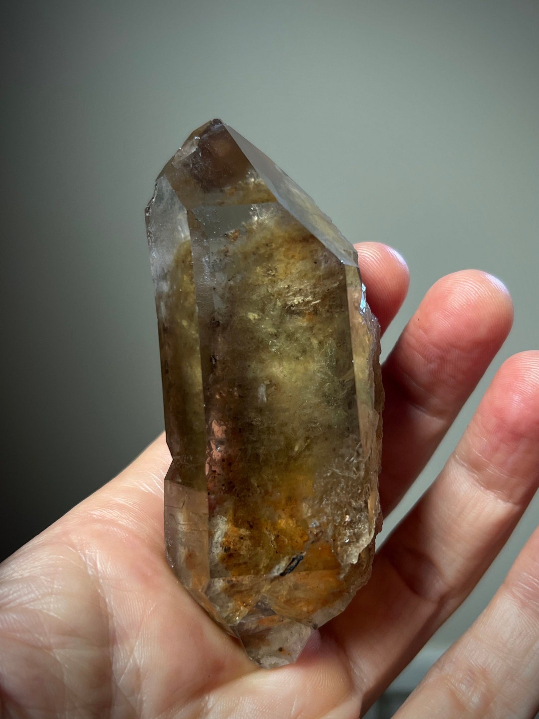 Double Terminated Quartz Crystal Dissolved Quartz Inclusion Quartz ...