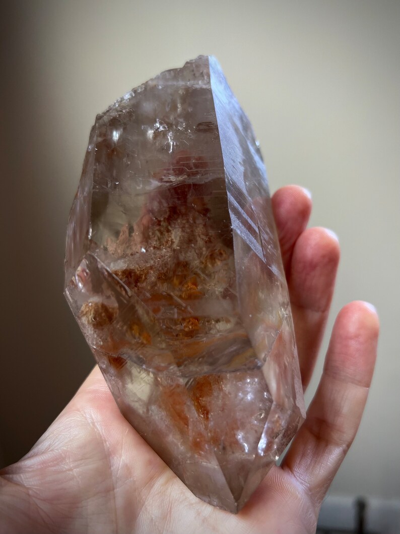 Starbrary Quartz Crystal Iron Quartz Natural Smoky Quartz Inclusion ...