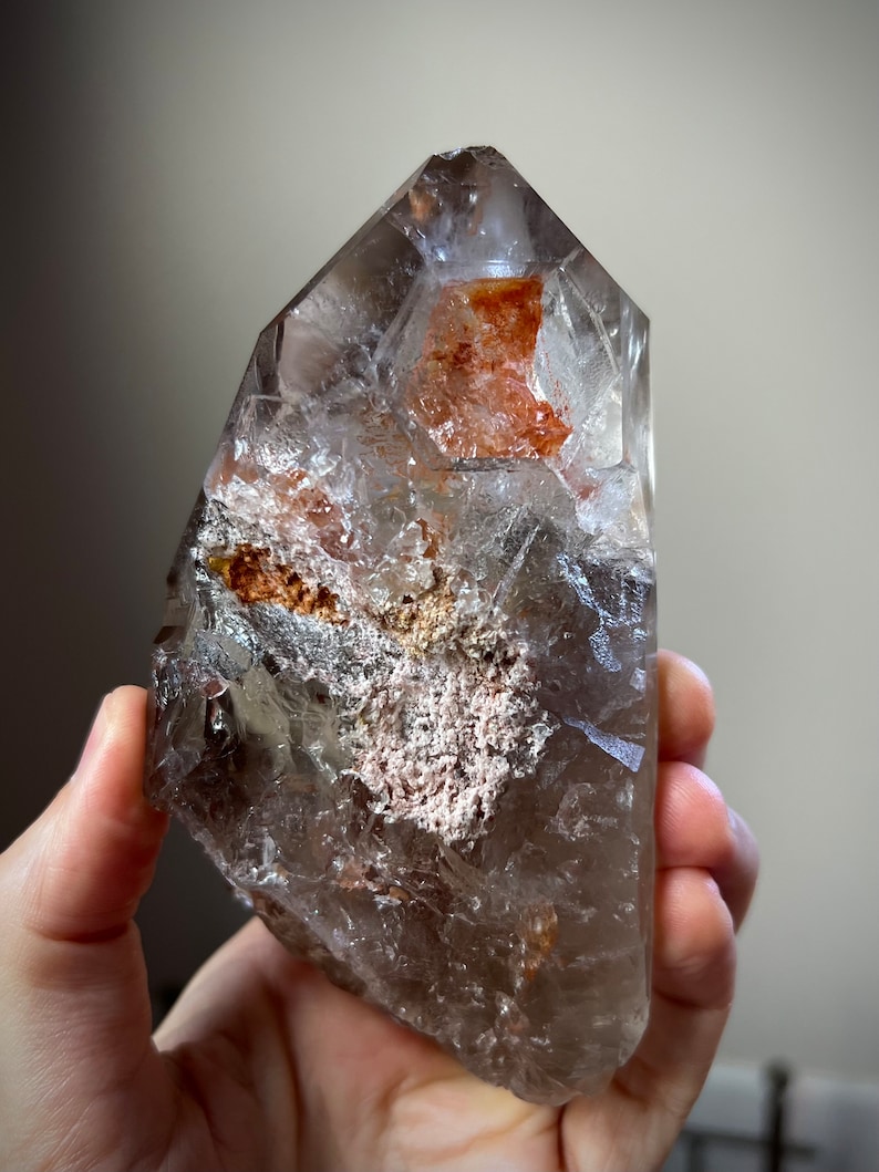 Starbrary Quartz Crystal Iron Quartz Natural Smoky Quartz Inclusion ...