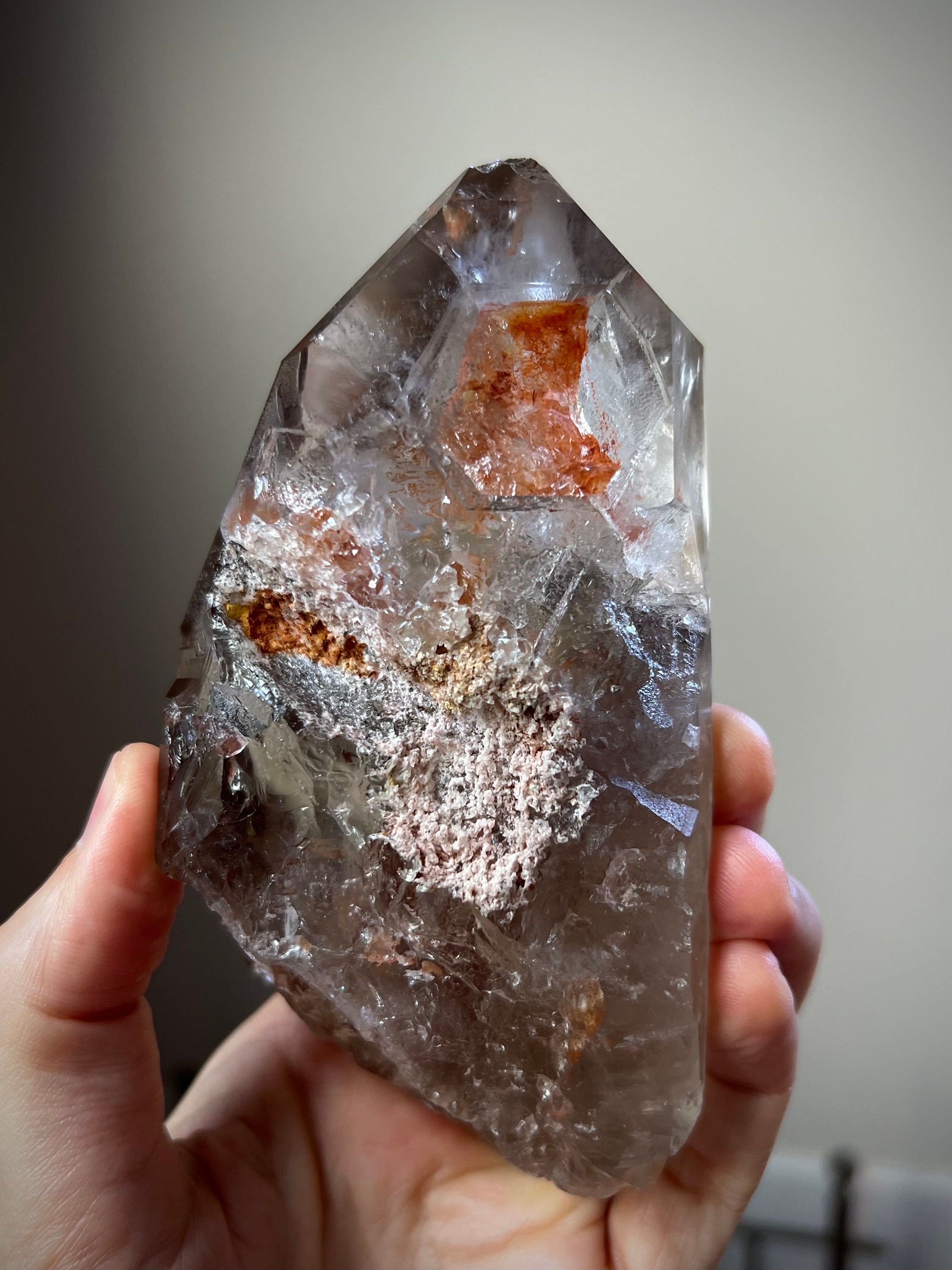 Starbrary Quartz Crystal Iron Quartz Natural Smoky Quartz Inclusion ...