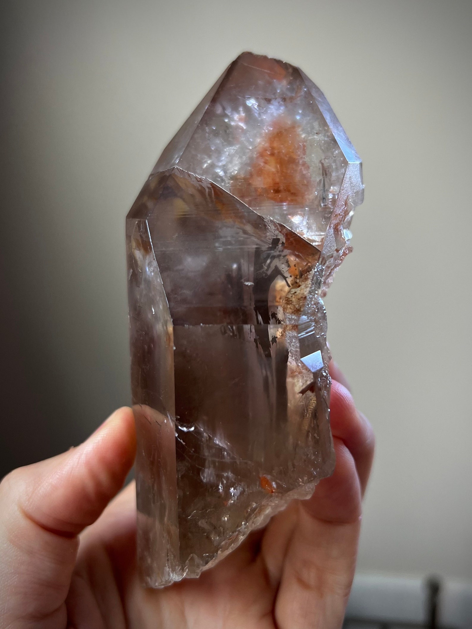 Starbrary Quartz Crystal Iron Quartz Natural Smoky Quartz Inclusion ...