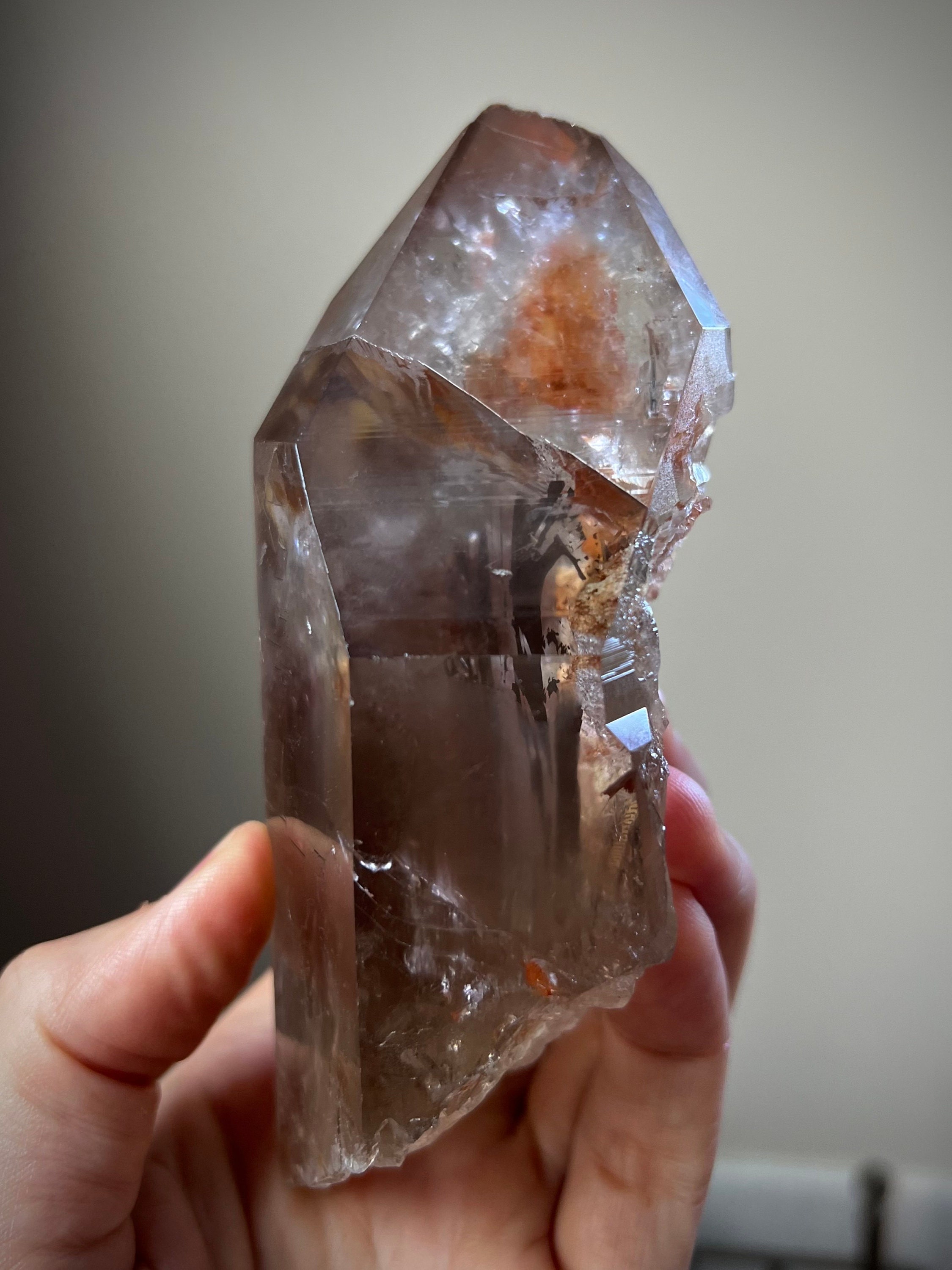 Starbrary Quartz Crystal Iron Quartz Natural Smoky Quartz Inclusion ...