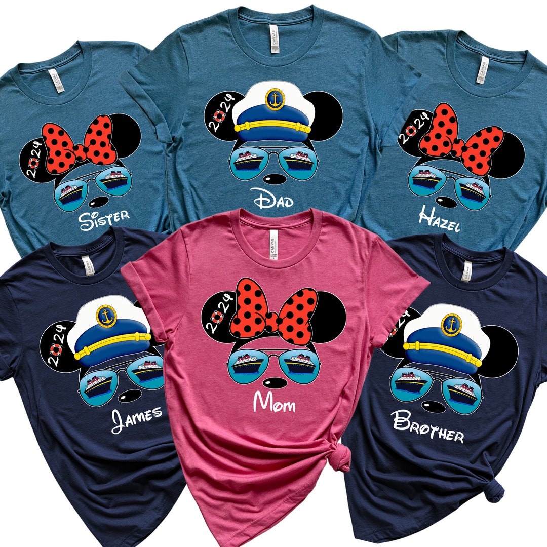 Personalized Disney Cruise 2024 Family Vacation Shirt, Matching Disney ...
