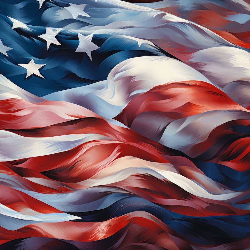American Flag Art - Etsy