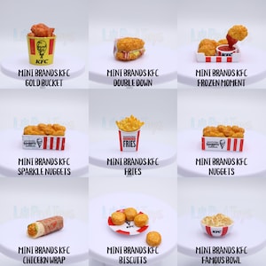 Mini Brands KFC Series 1 | Mini Toys | Miniature Food | Miniature Toys ...