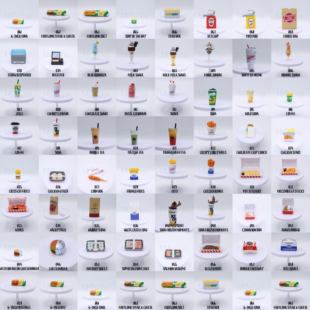 Mini Brands Foodie Series 1 | Mini Toys | Miniature Food | Miniature ...