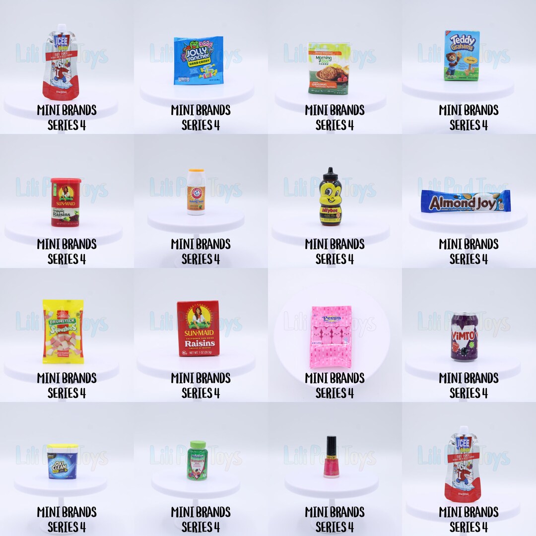 Mini Brands Series 4 | Mini Toys | Miniature Food | Miniature Toys ...