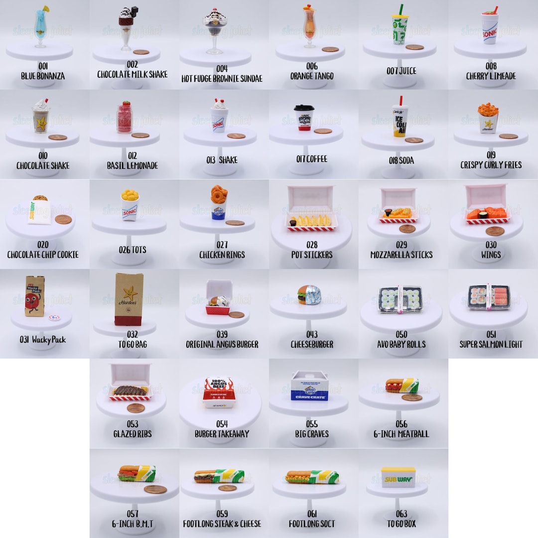 Mini Brands Foodie Series 1 Mini Toys Miniature Food Miniature Toys - Etsy