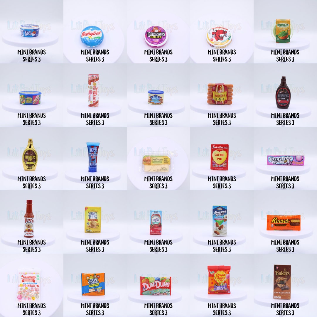 Mini Brands Series 3 | Mini Toys | Miniature Food | Miniature Toys ...