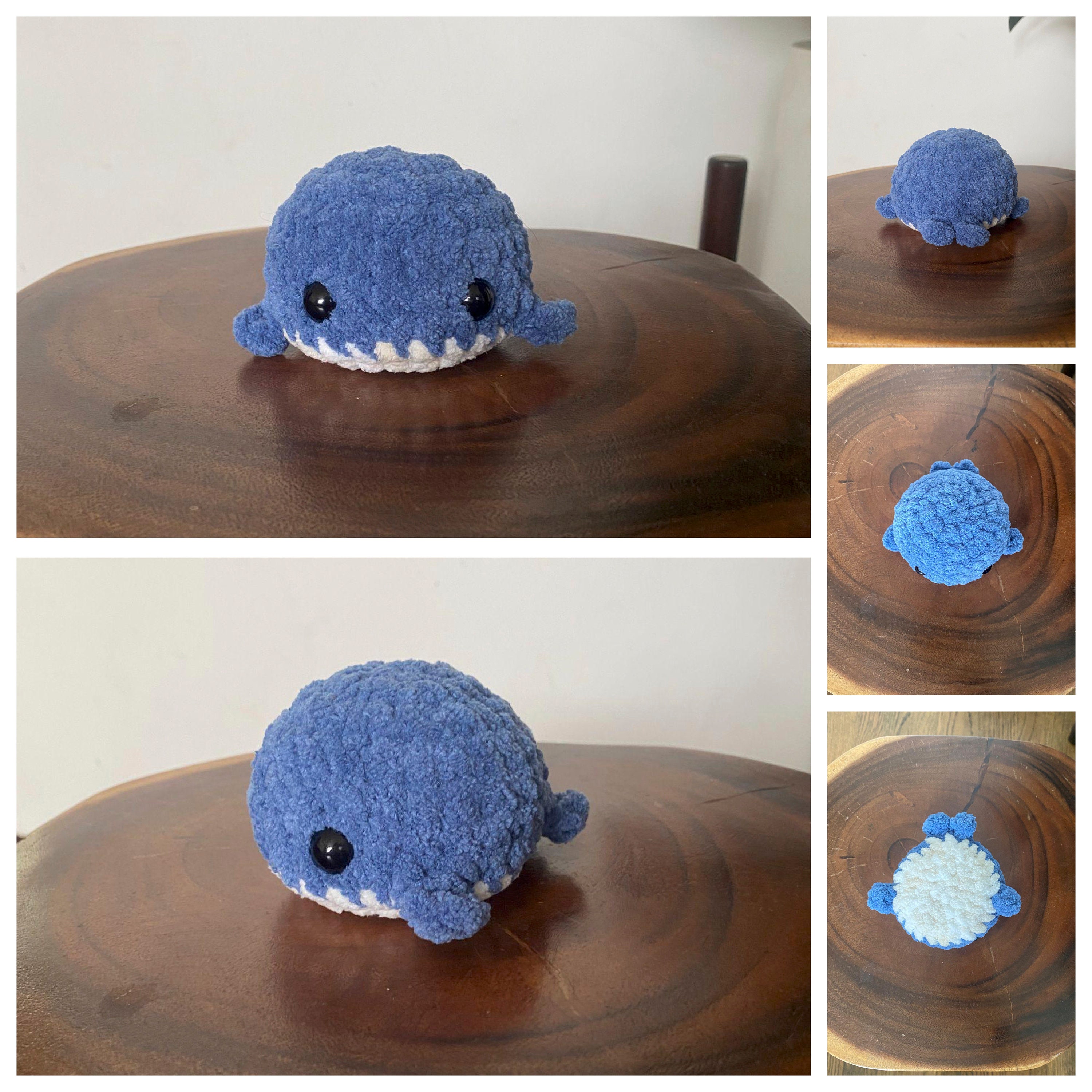 Crochet Mini Whale Stuffed Plush - Etsy