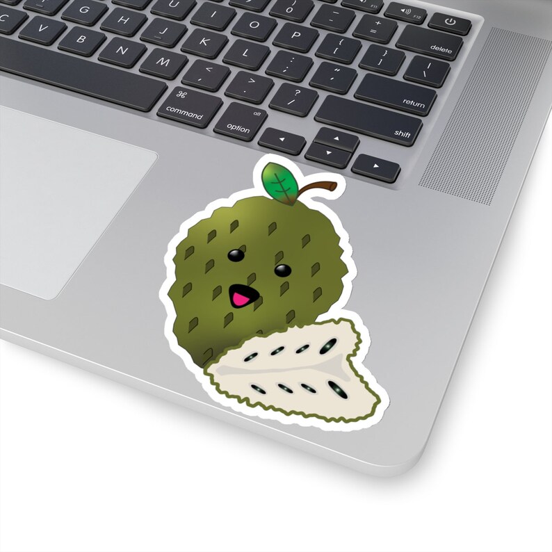 Guanabana (soursop) Kiss-cut Stickers, Kawaii Tropical Fruit - Etsy