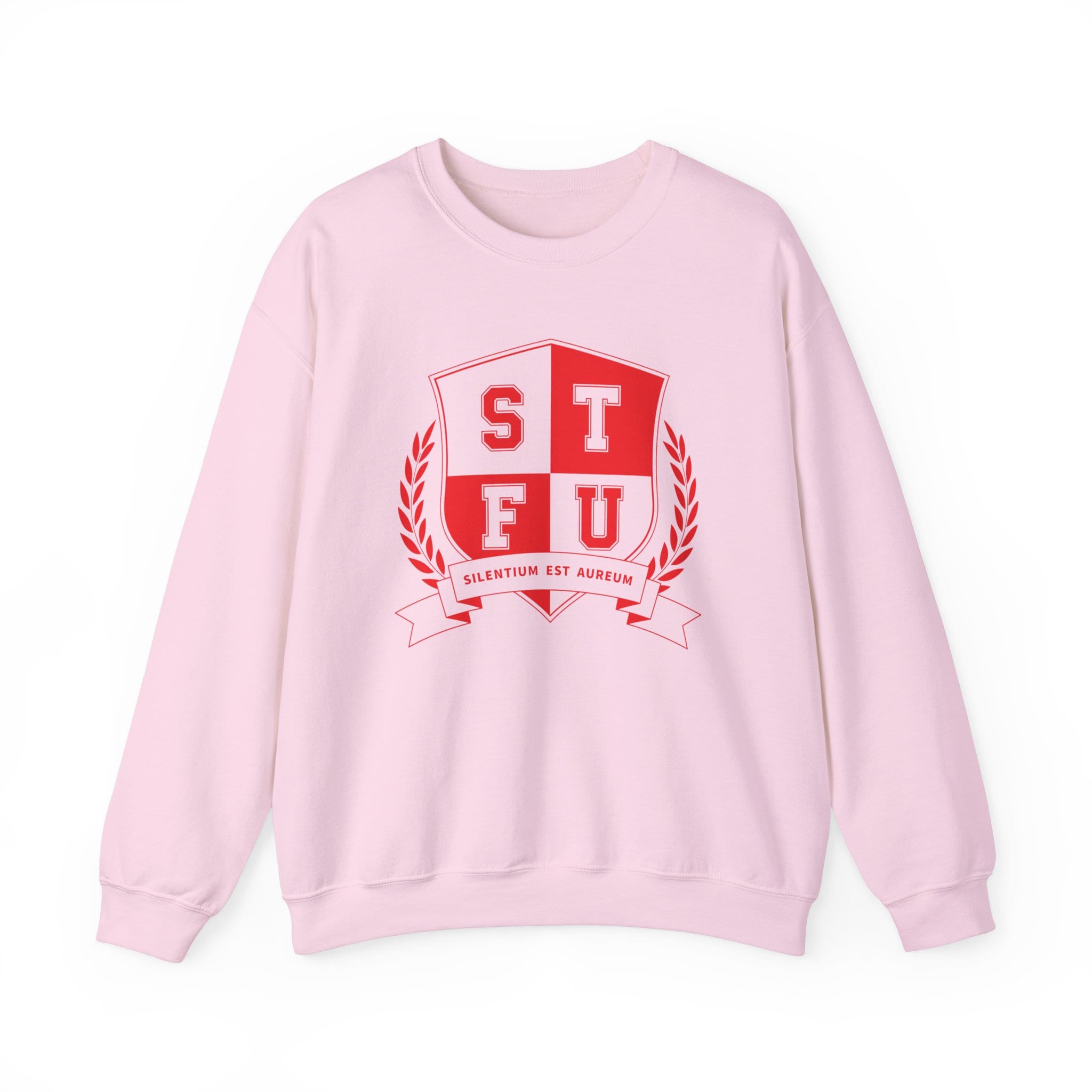 STFU Sweatshirt College University Crest Silence is Golden - Etsy