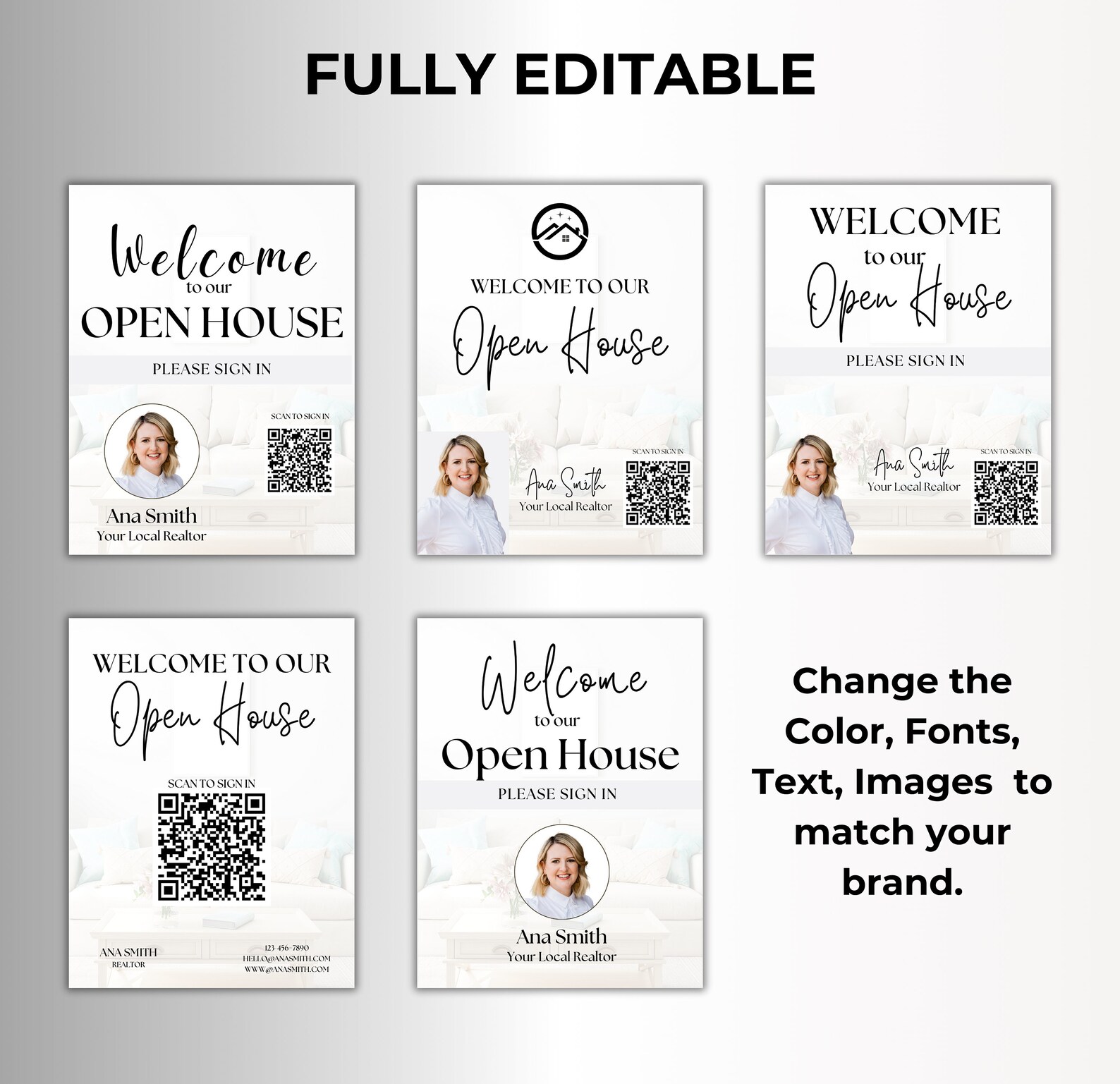 Open House Bundle for Realtor Sign in Sheet Open House Feedback Form ...