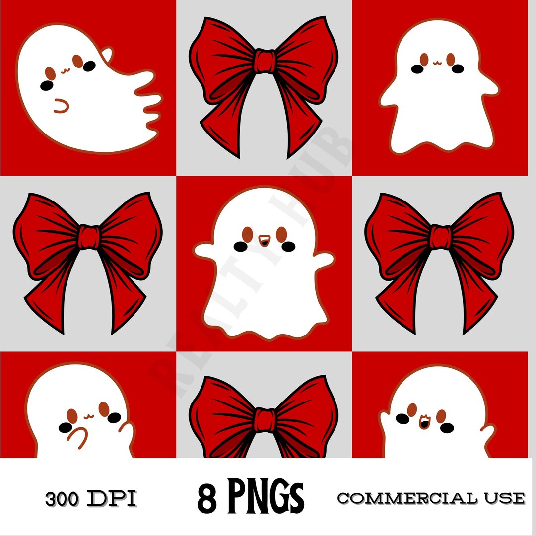 Halloween Designs Png Bundle, Cuteghost Coquette Bow Pumpkin Bat Black ...