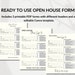 Real Estate Open House Printable Sign-in Sheets Customizable Digital ...