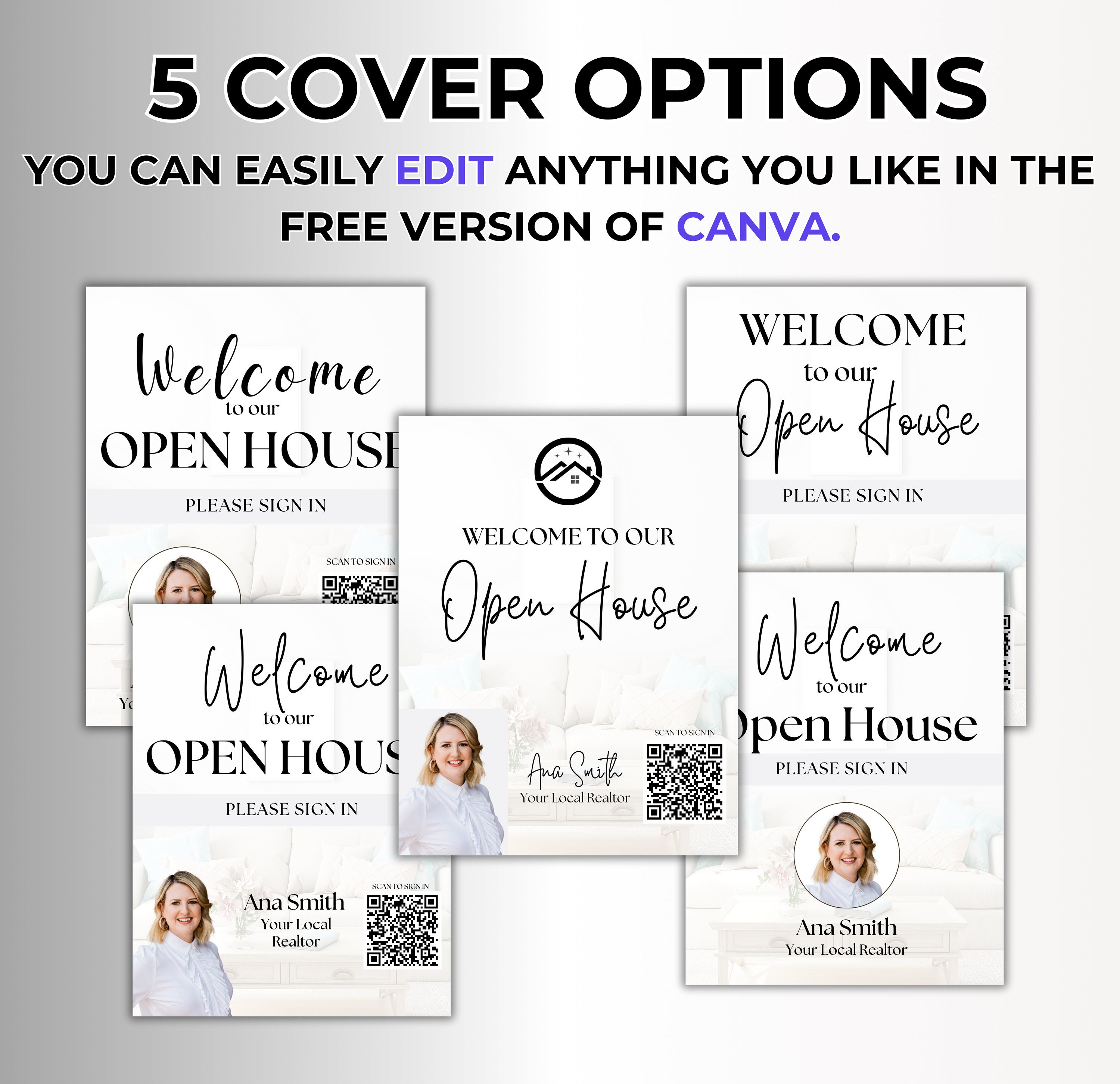 Open House Bundle for Realtor Sign in Sheet Open House Feedback Form ...