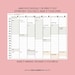 Hourly Weekly Schedule: Fill-in-time Printable Template (digital ...