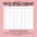 Hourly Weekly Schedule: Fill-in-time Printable Template (digital ...