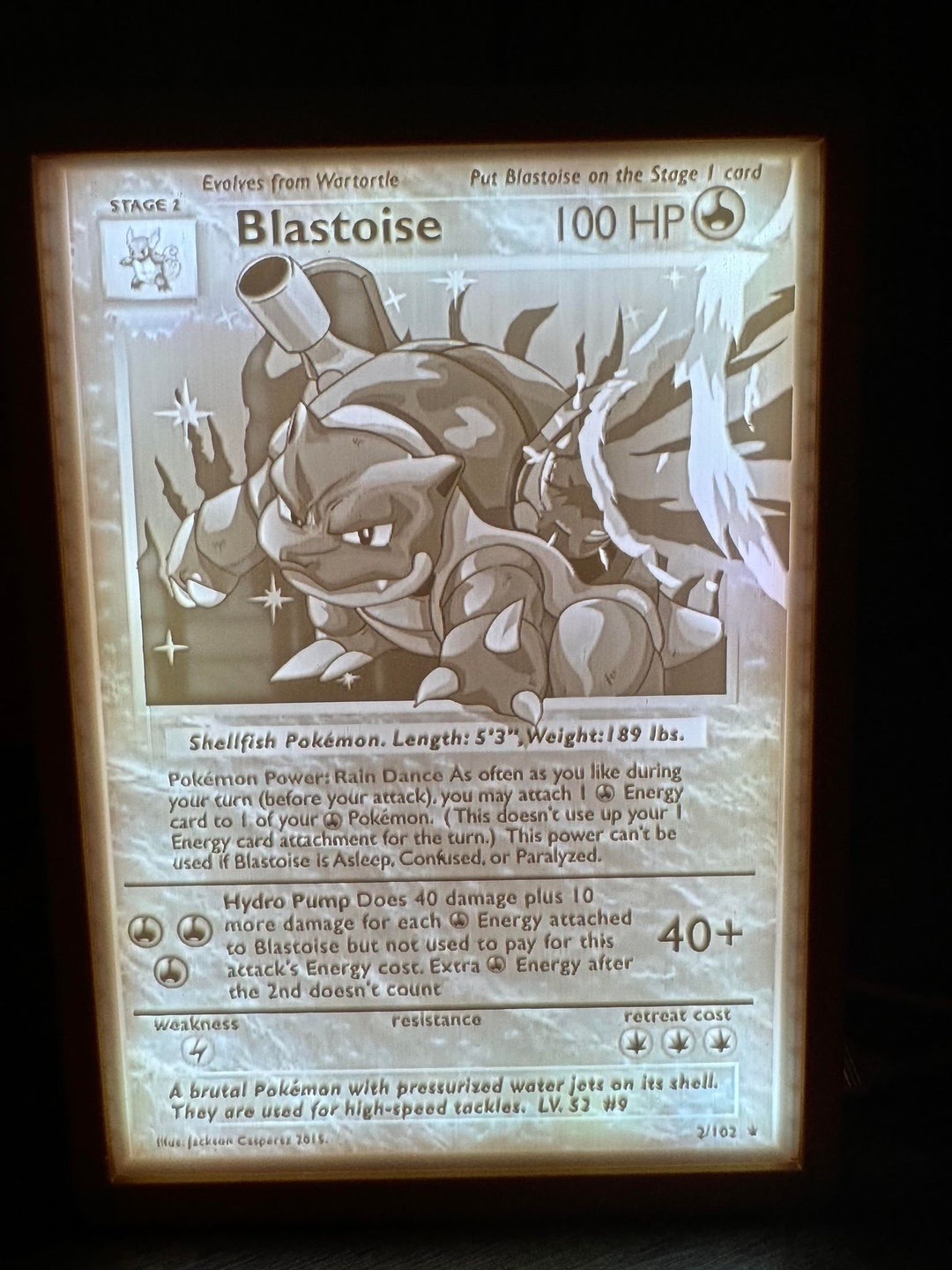 Pokémon Card LITHOPHANE ONLY - Etsy