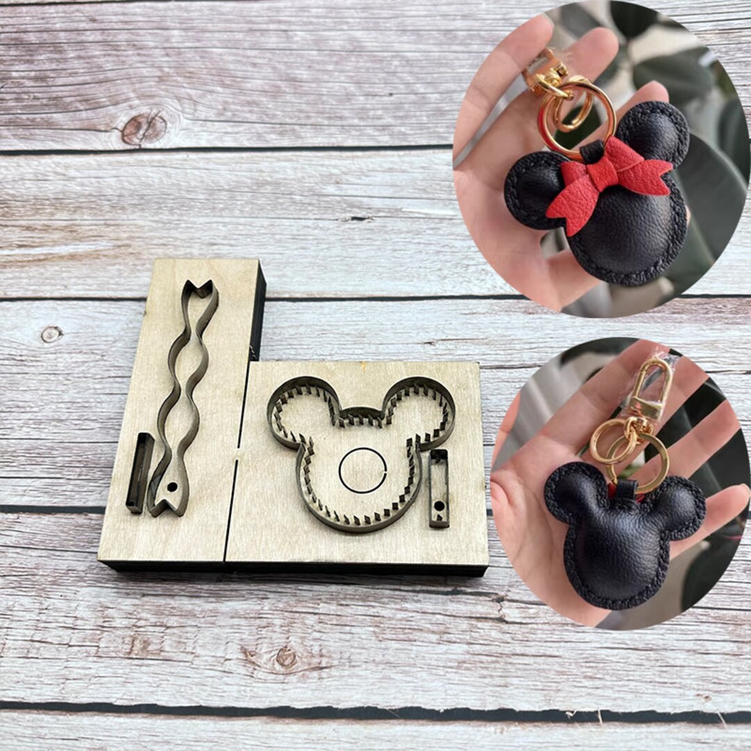 Mickey Inspired Mickey Mouse Outline Car Keychain Cutting Mold, Cutting ...