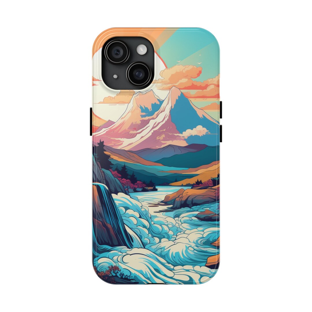 IPhone 15 Mountains and Waterfall Phone Case Compatible With iPhone 7 ...