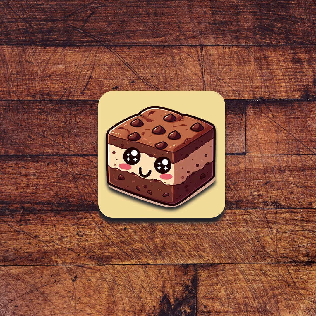 Chibi Brownie Sticker - Etsy