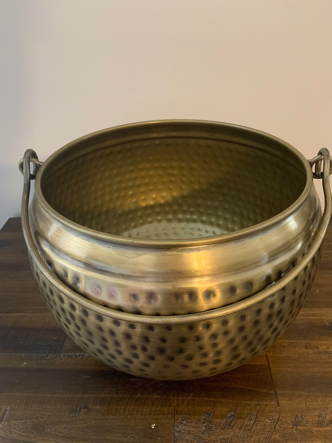 Rustic Gold Extra Large Decorative Cauldron Pot - Etsy