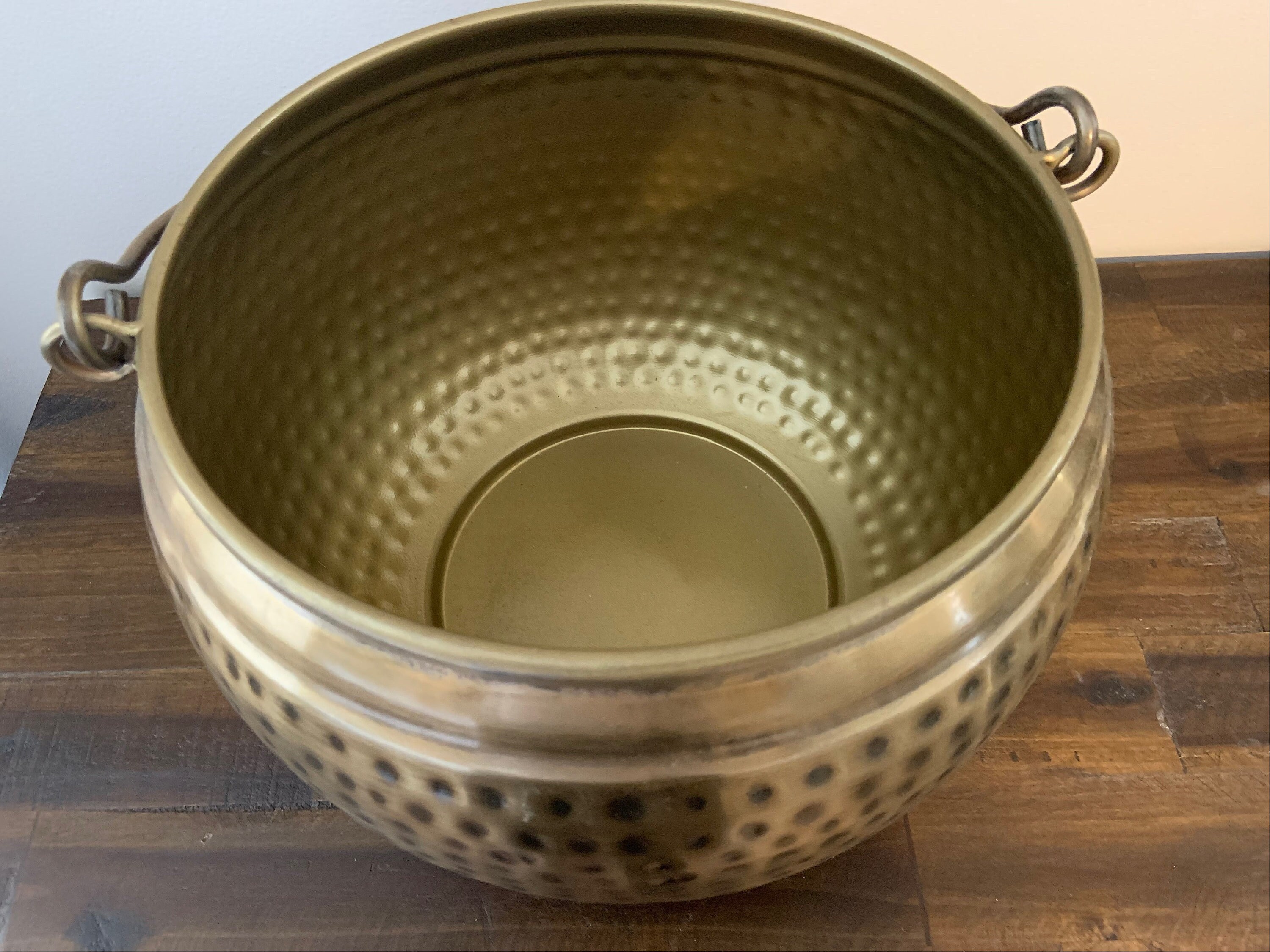 Rustic Gold Extra Large Decorative Cauldron Pot - Etsy