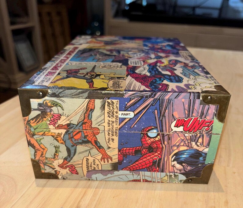 Spiderman Comic Clipping Hobby Box | Real Comic Clippings - Etsy