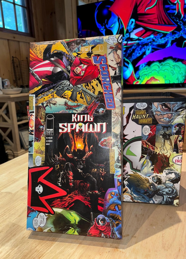 Spawn Universe BCW Comic Box | Real Comic Clippings | Mcfarlane Image ...