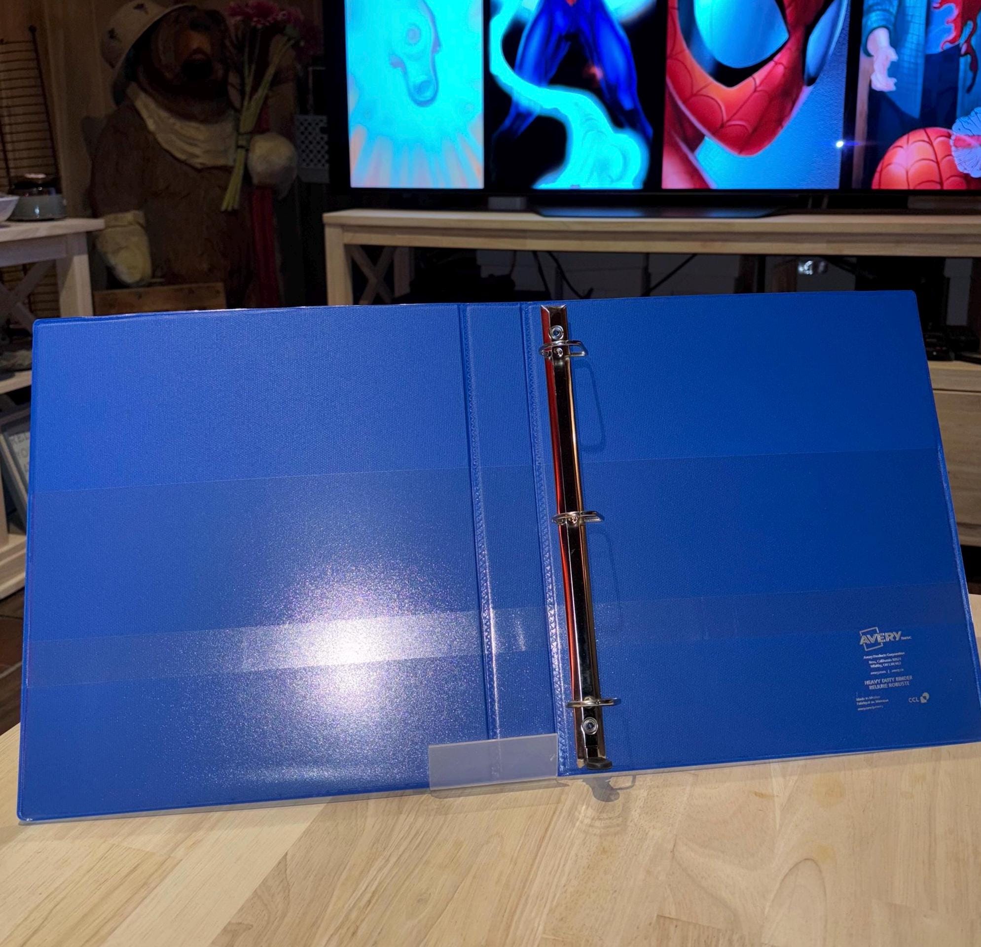 90’s Spiderman Binder | Real Comic Clippings | Heavy Duty 1in - Etsy