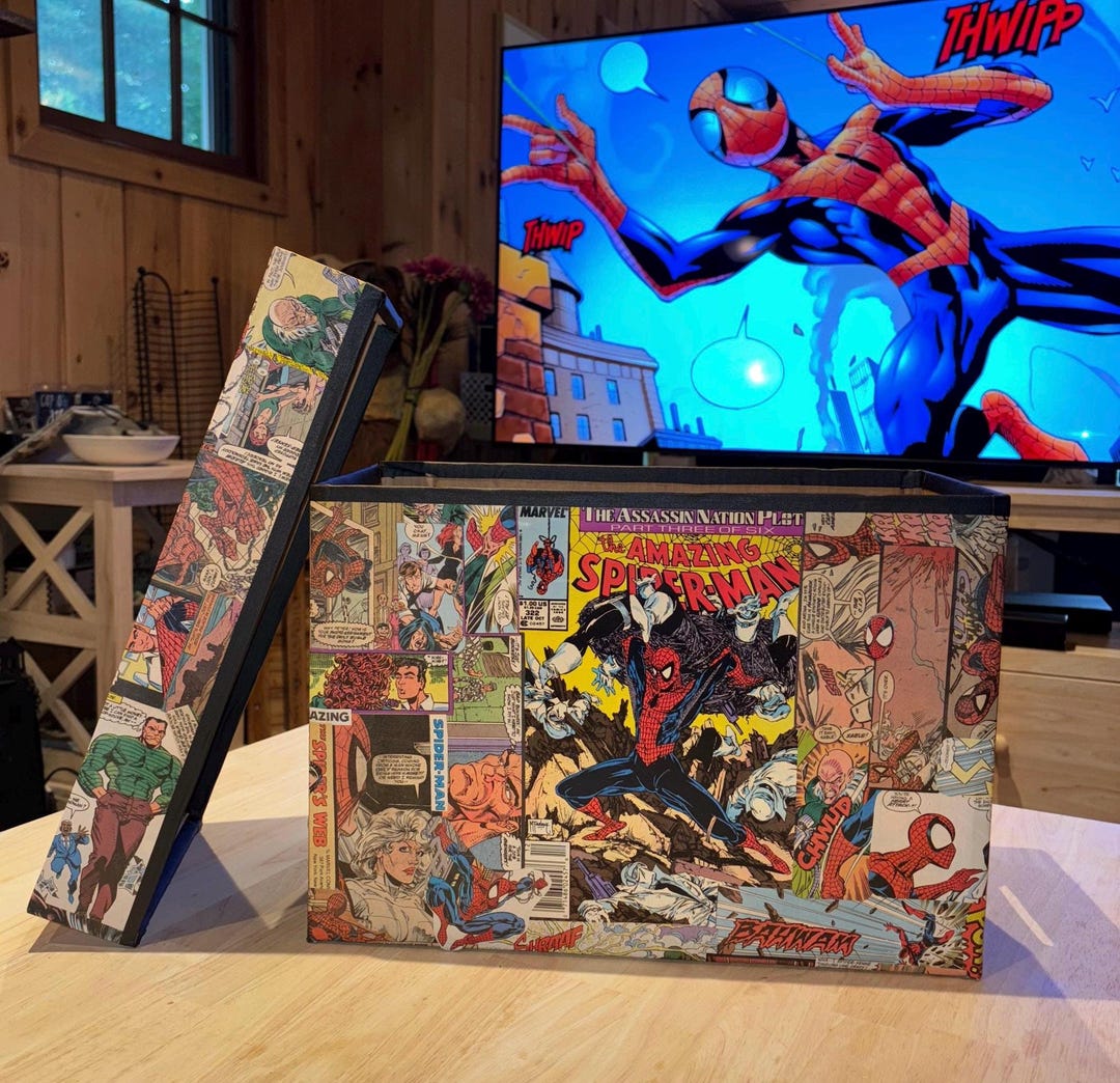 90s the Amazing Spiderman BCW Comic Box Real Comic Clippings Early ...