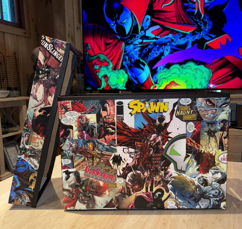 Spawn Universe BCW Comic Box | Real Comic Clippings | Mcfarlane Image Comics - Etsy