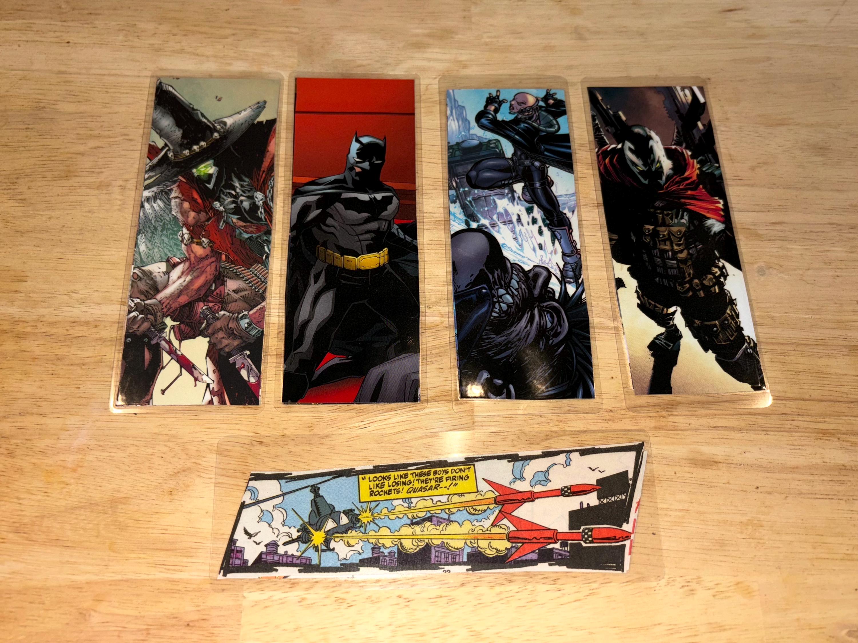 Spawn/batman/venom Comic Bookmarks real Comic Clippings 5PK - Etsy