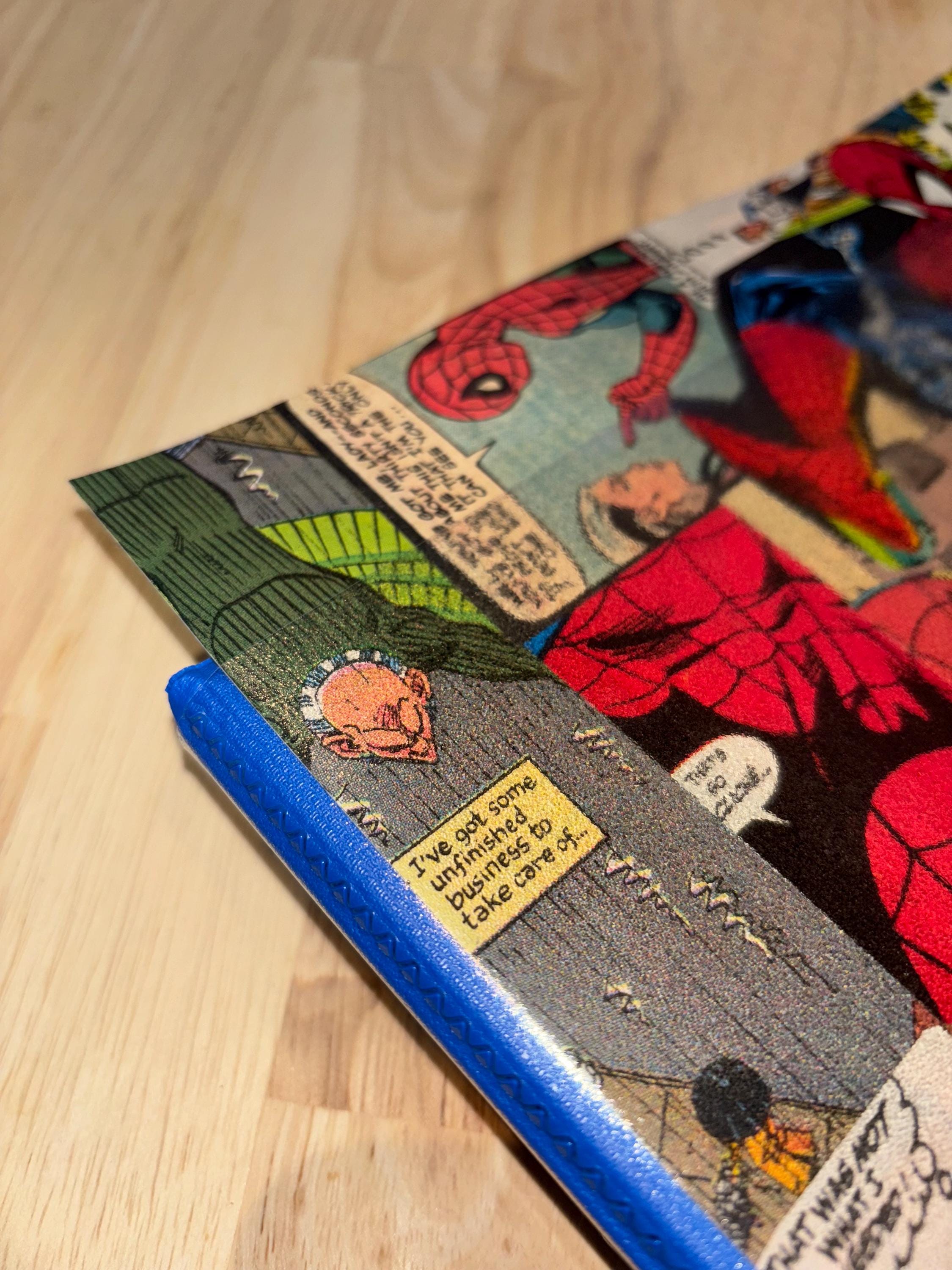 90’s Spiderman Binder | Real Comic Clippings | Heavy Duty 1in - Etsy