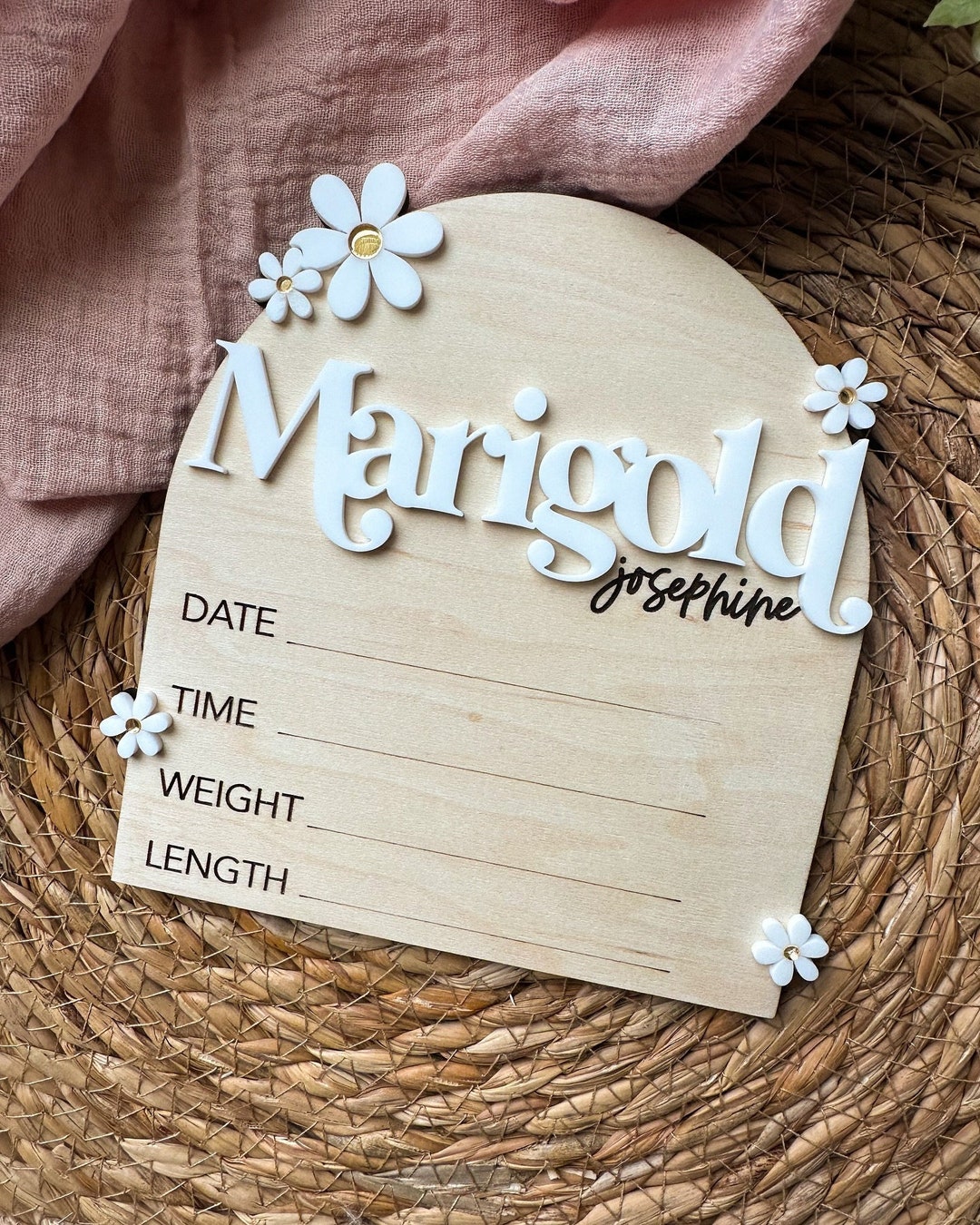 Personalized Birth Plaque, Baby Name Sign, Stars Announcement Plaque ...