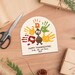Baby First Thanksgiving Sign, Thanksgiving Hand Print , DIY Handprint ...