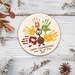 Baby First Thanksgiving Sign, Thanksgiving Hand Print , DIY Handprint ...