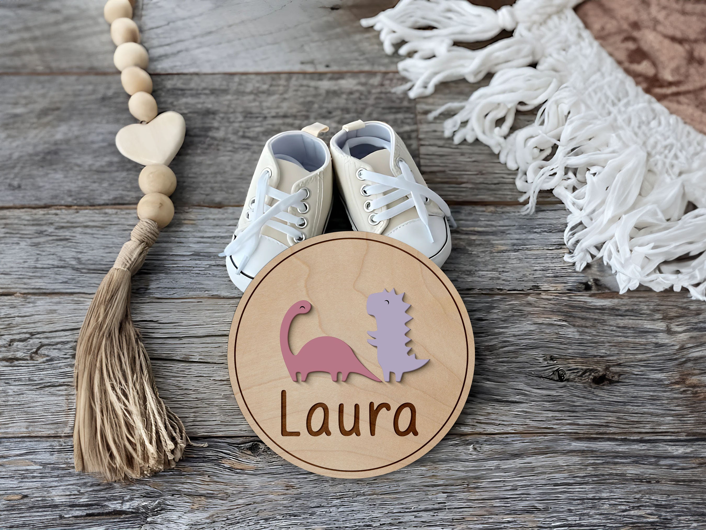 Personalised Dinosaur Name Sign, Dinosaur Door Sign, Children's Name ...