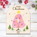 Personalized DIY Baby Handprint Sign, Custom Baby’s First Christmas ...