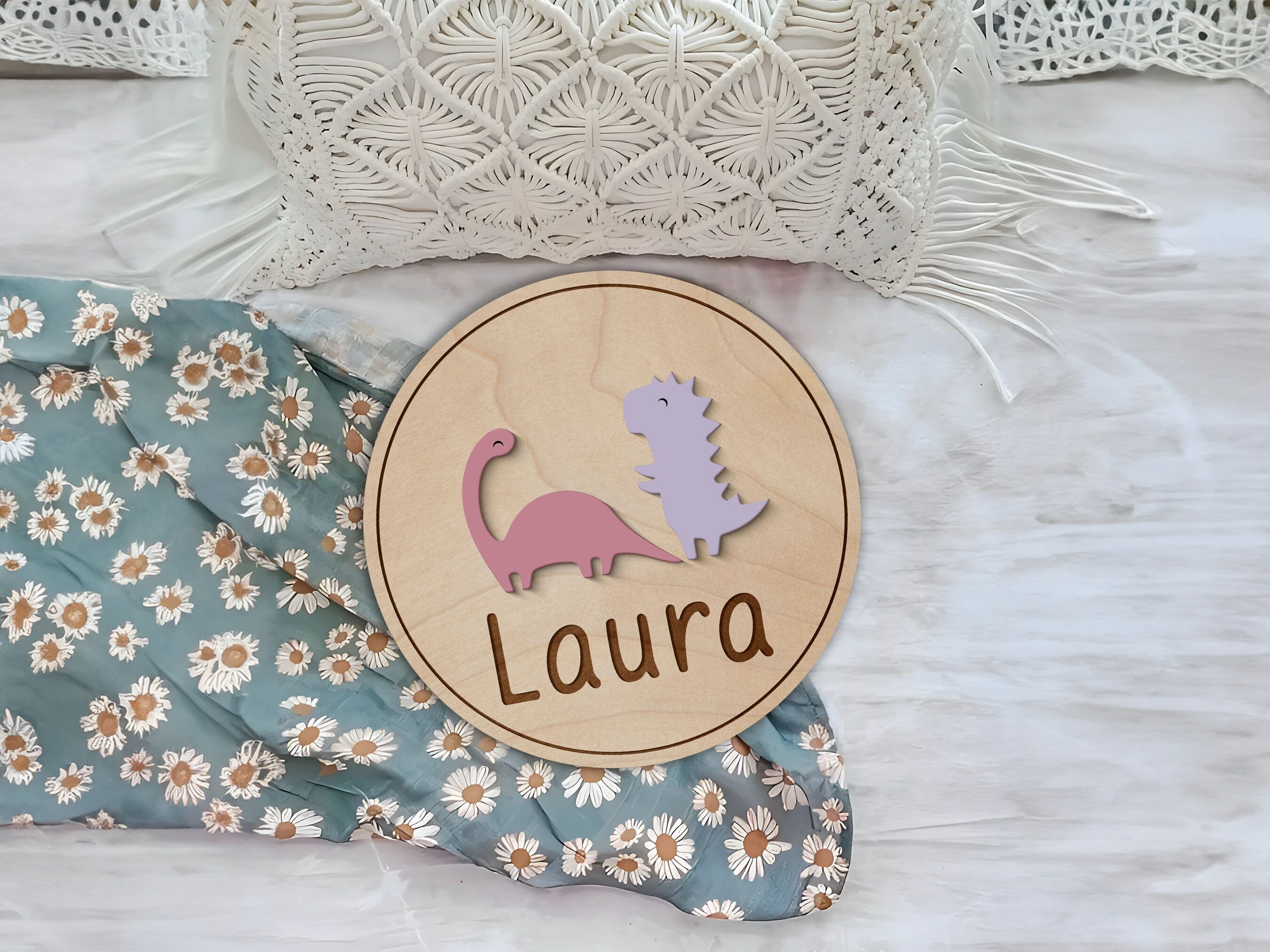 Personalised Dinosaur Name Sign, Dinosaur Door Sign, Children's Name ...