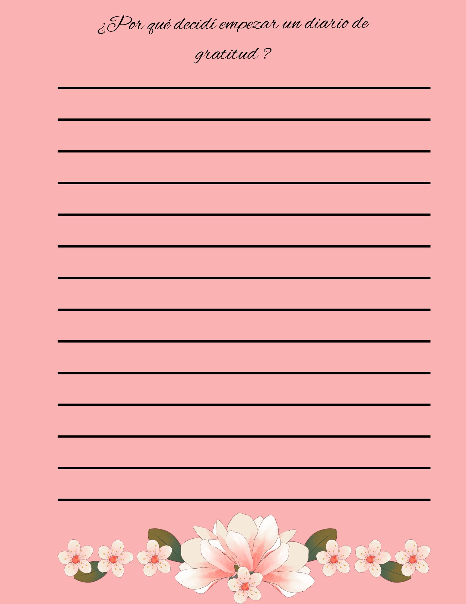 Gratitude Journal in Spanish - Etsy